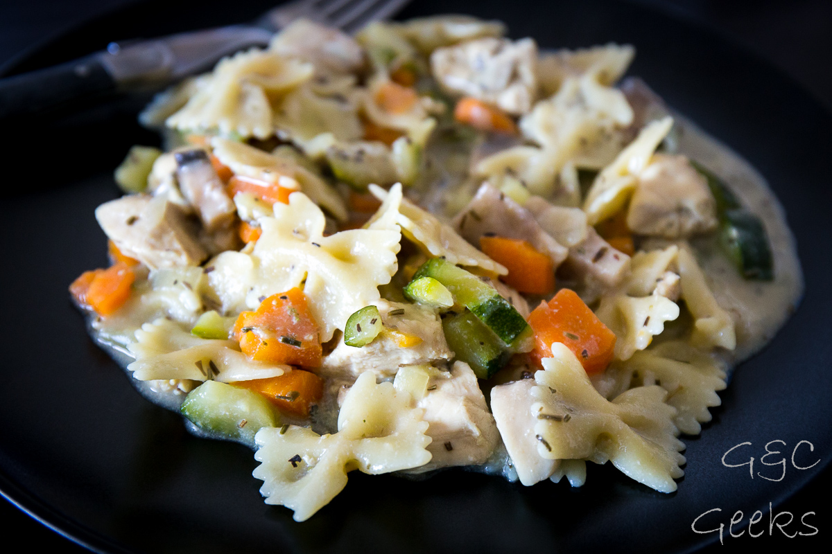 one pot pasta poulet légumes cuits – GC Geeks